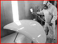 Den Käfer lackieren